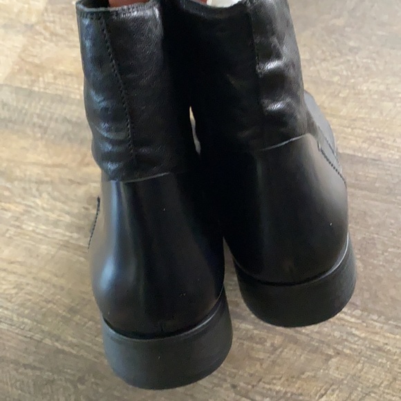 Aldo | Shoes | Aldo Black Leather Side Zip Boots 43 New | Poshmark